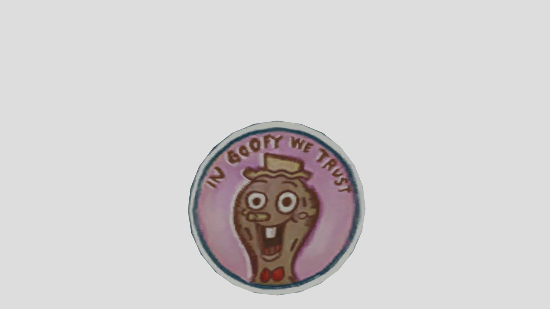 The SpongeBob Movie - Goofy Goober Token - Download Free 3D model by ...