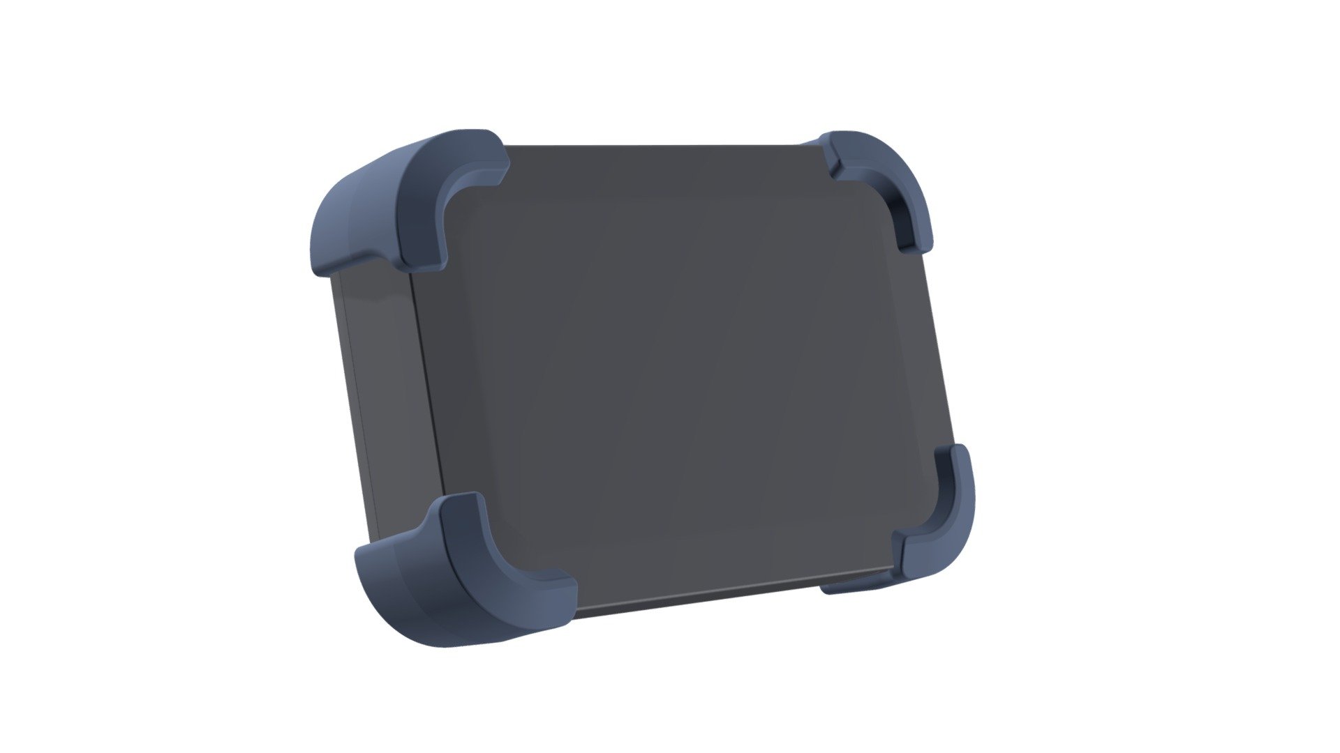 SHOCKPROOF PLASTIC ENCLOSURE - Dark gray/Indigo - 3D model by ...
