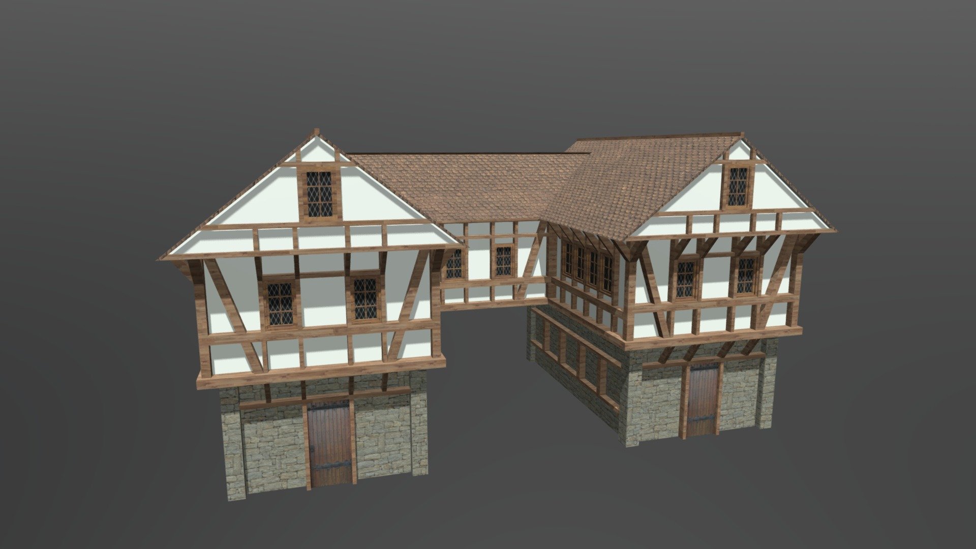 Medieval House - 3D model by Emil3005 [8a4c6c3] - Sketchfab