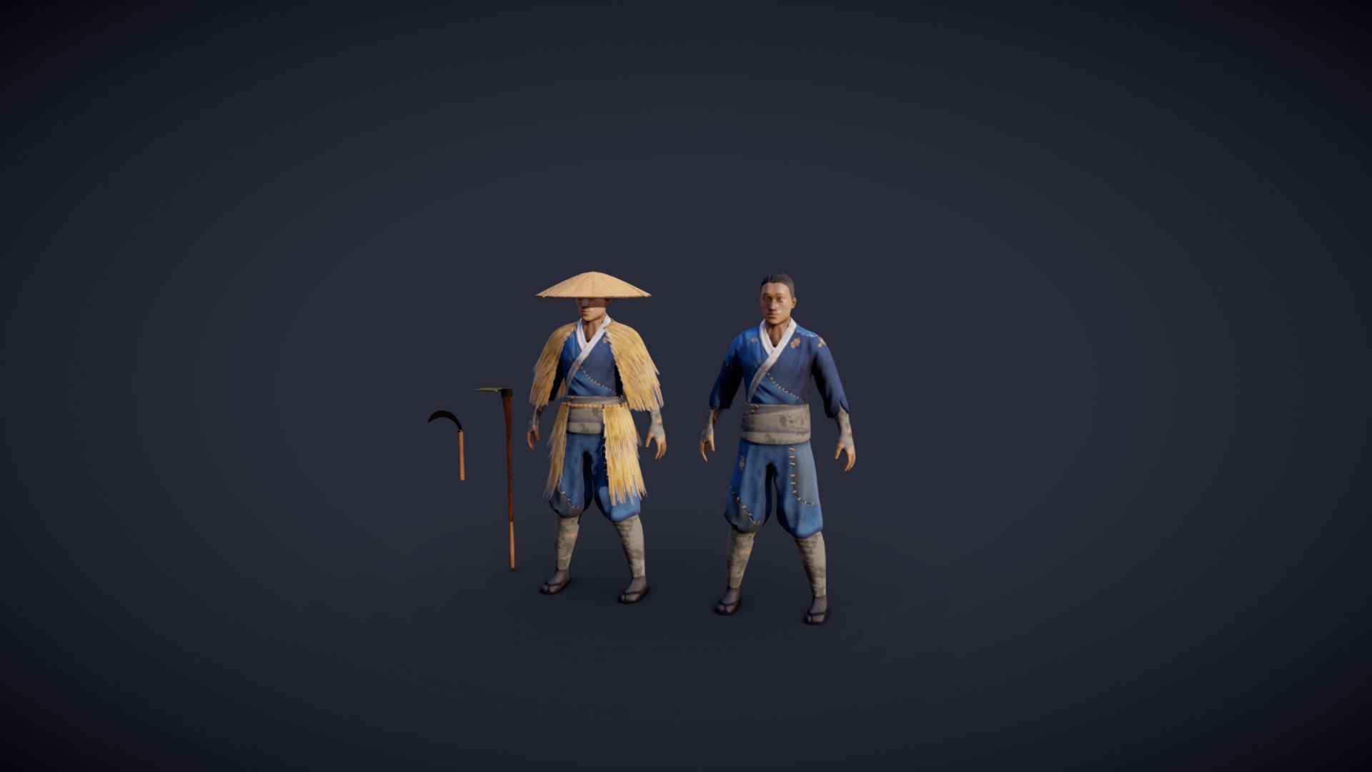 Peasant - 3D model by Bastien De Santis (@Bastien.De.Santis) [8a4ec93 ...