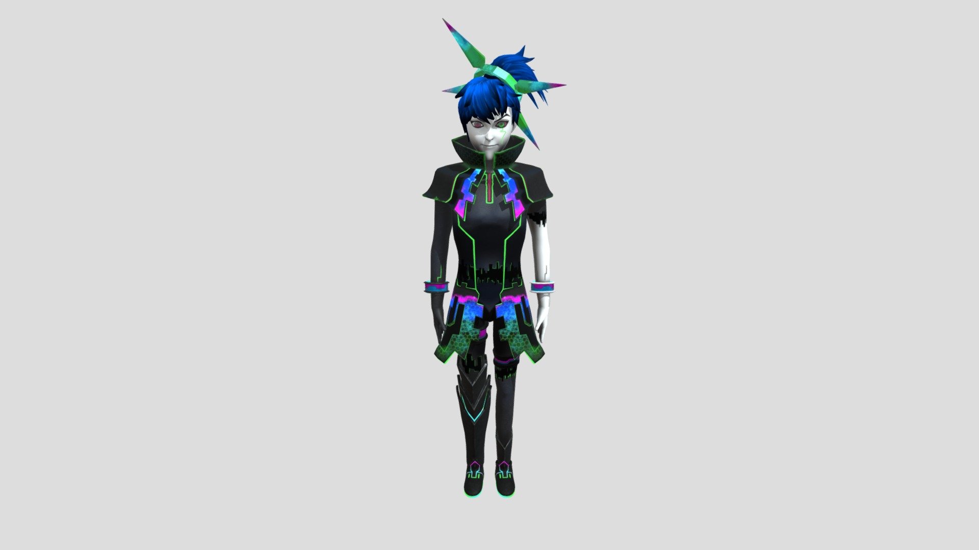Glitch Character Modeling For Game. - 3D model by rustamnasir [8a4f261 ...