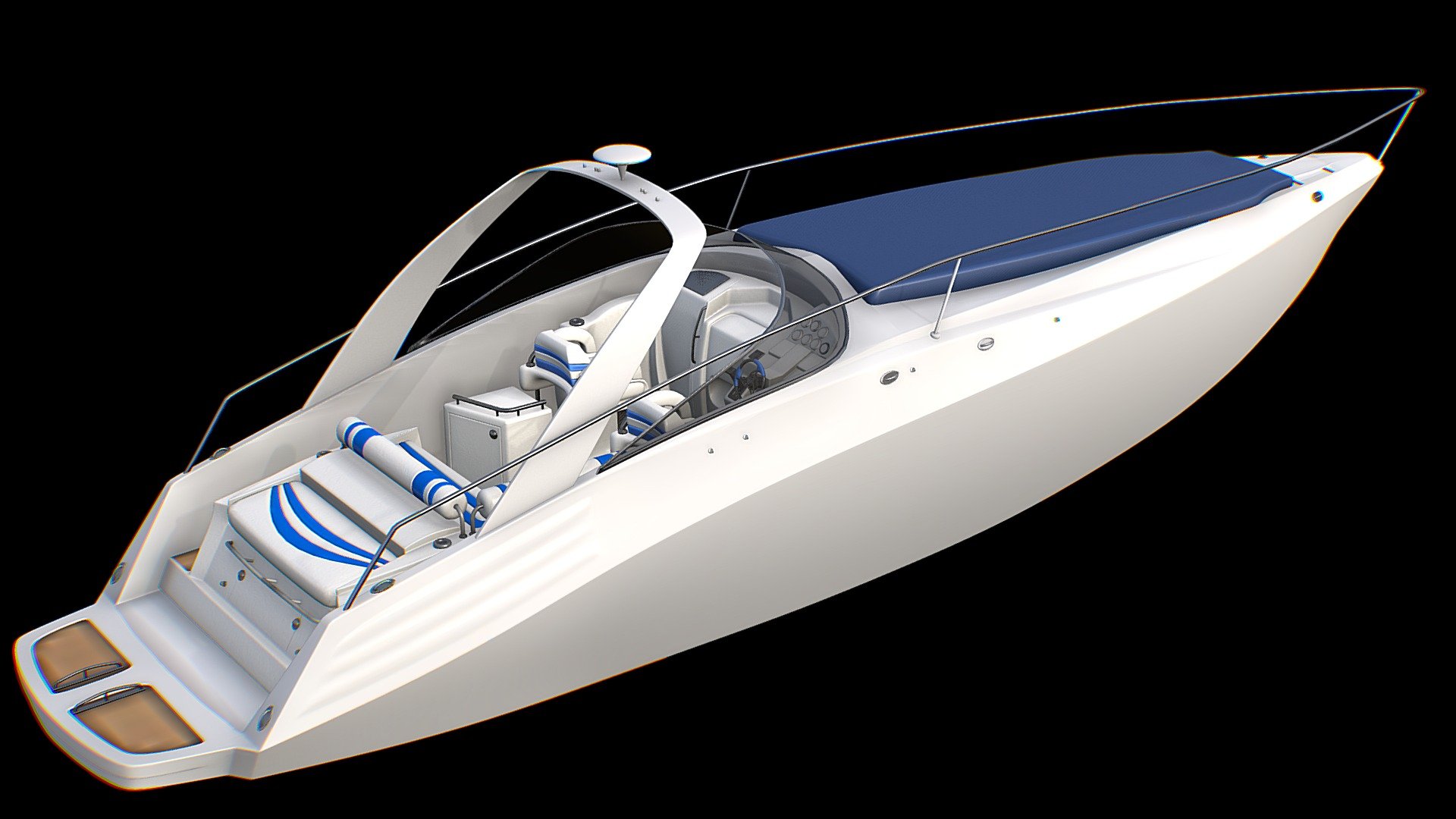 Small Realistic Yacht - Buy Royalty Free 3D model by MetalMan3D ...