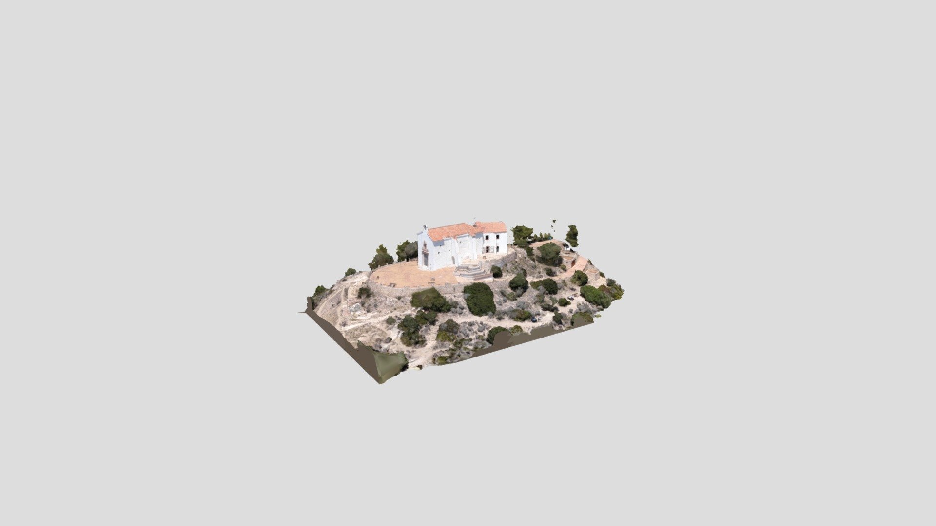 Ermita de Santa Lucía, Alcocebre - 3D model by SkyView (@skyviewcs ...