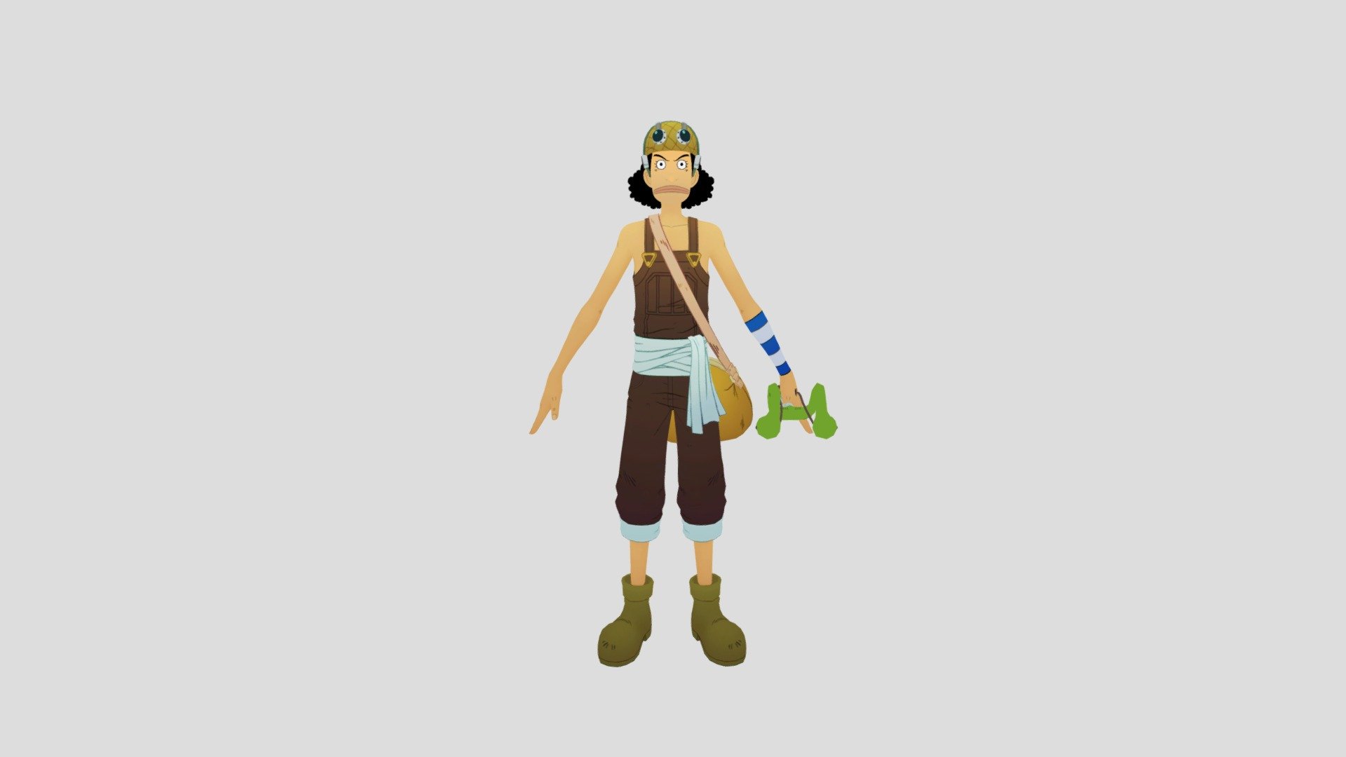 Usopp Render 1 By 123mines: "I Started Watching The One Piece Movies!