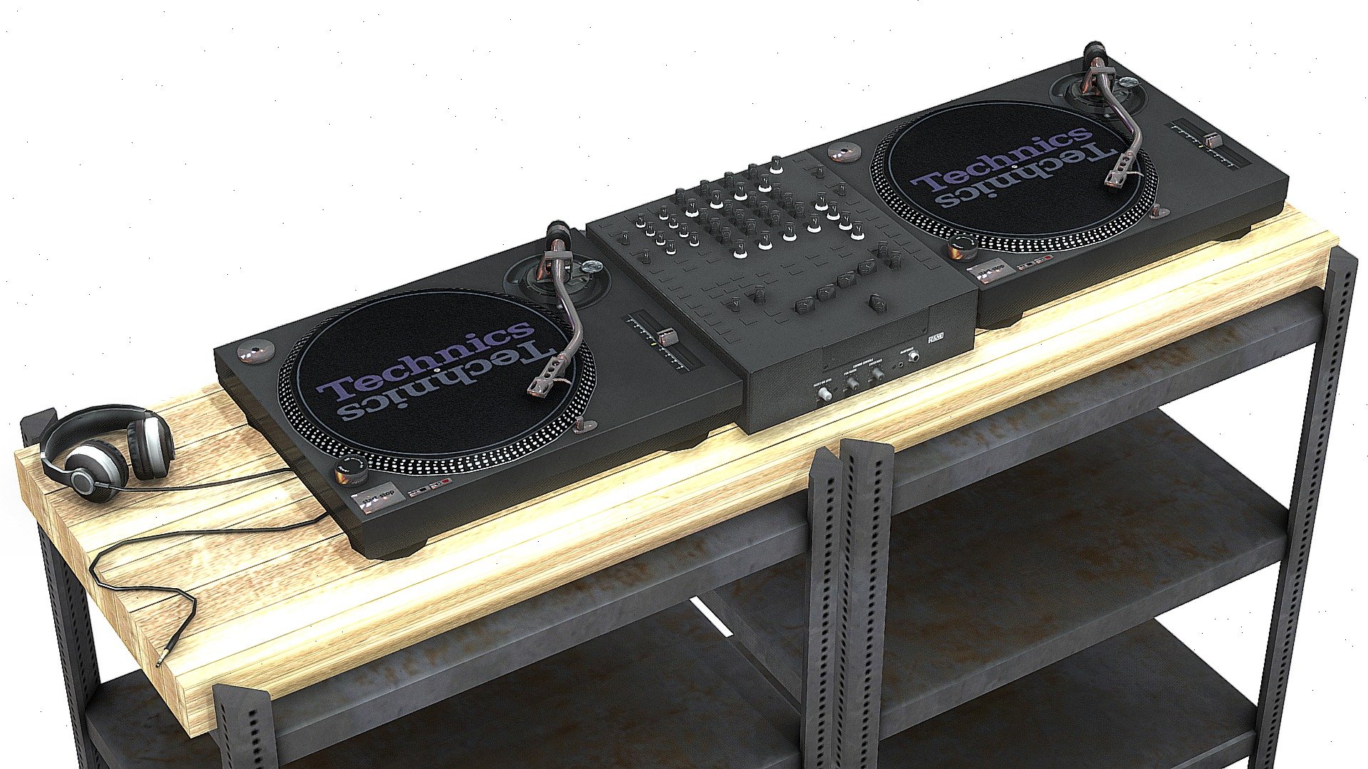 DJ SET #2 - 3D model by ₦₥₵ ฿₵ (@nmcbc) [8a516c3] - Sketchfab