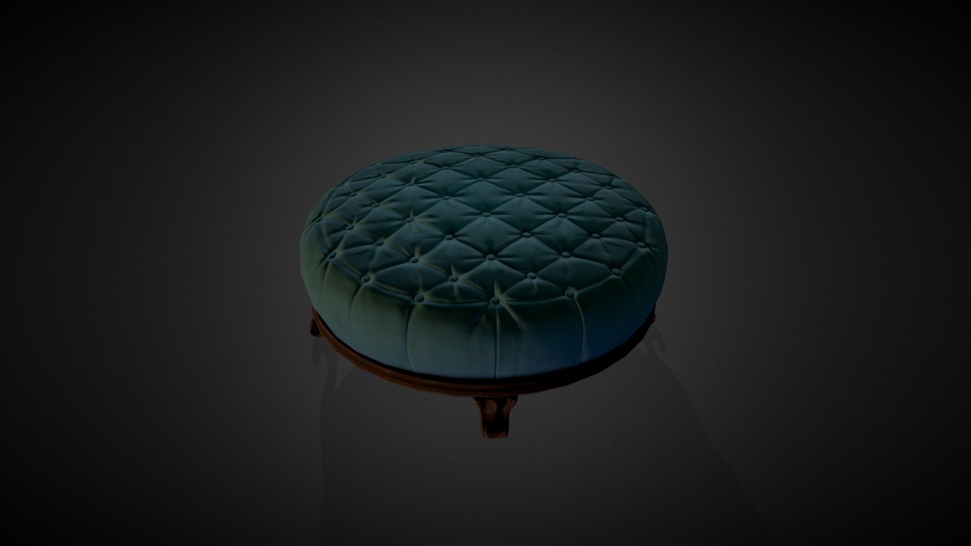Fancy Velvet Pouffe - 3D model by velarmar (@marvelarmar) [8a52019 ...