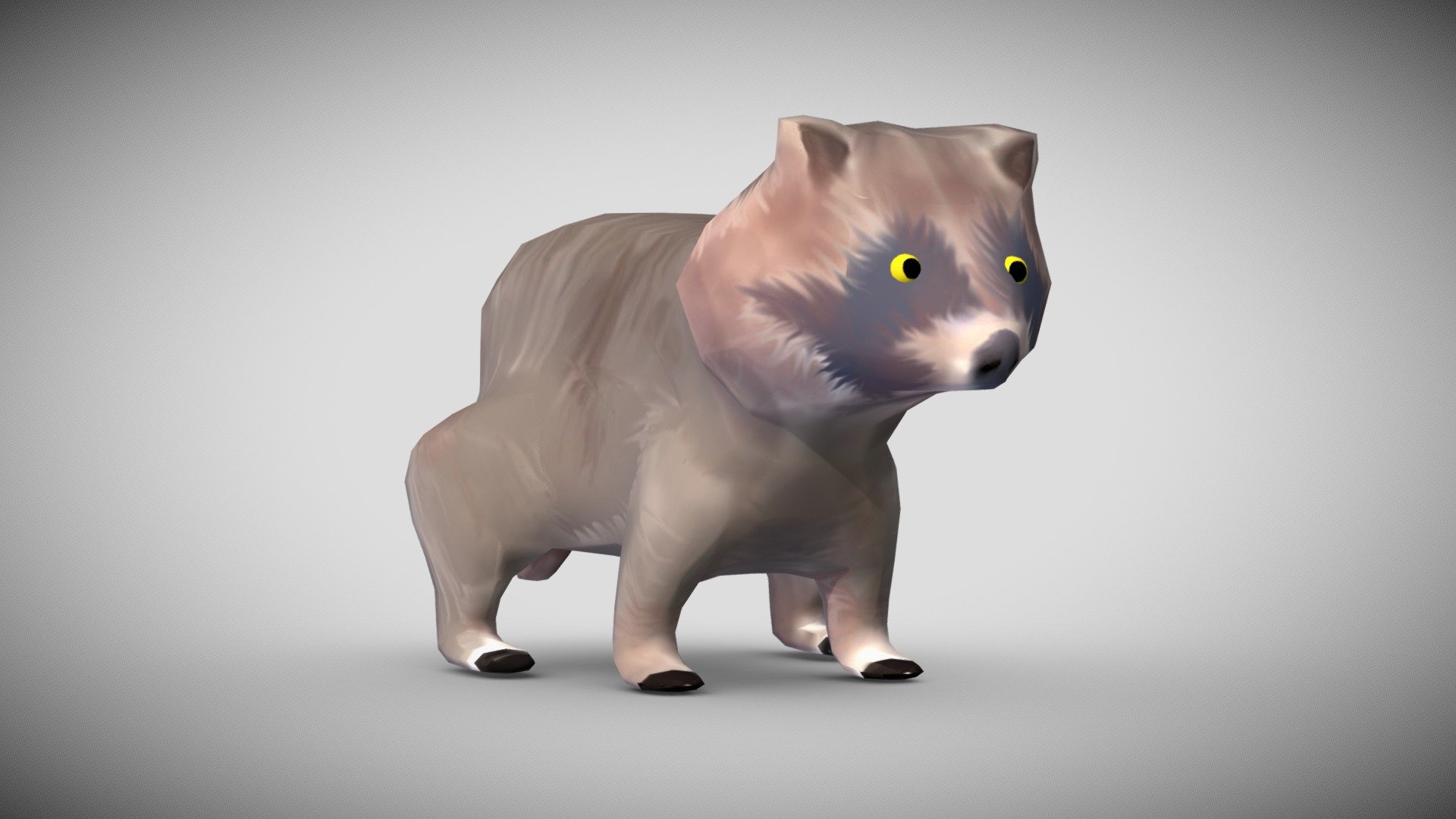Raccoon Low poly - 3D model by 3DHArt [8a52842] - Sketchfab