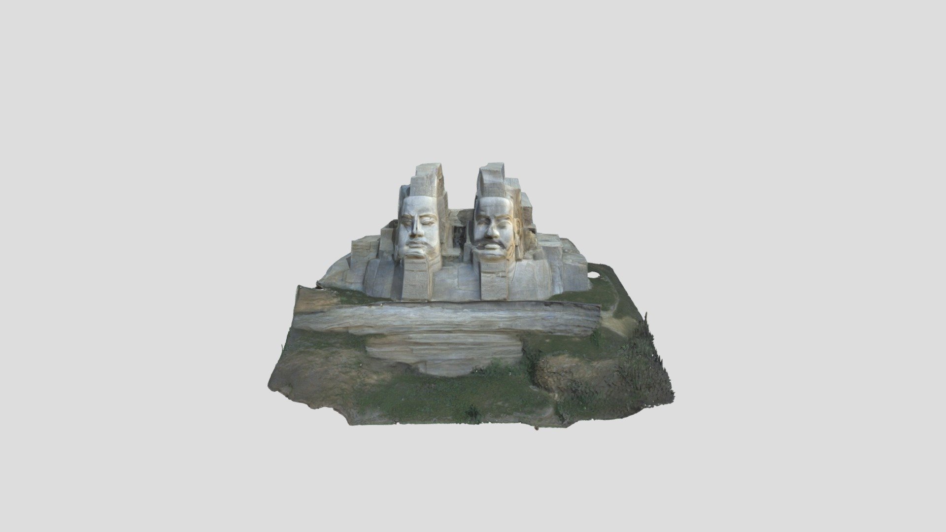 Emperors Yan and Huang statue - 3D model by oljadering81 [8a571df ...