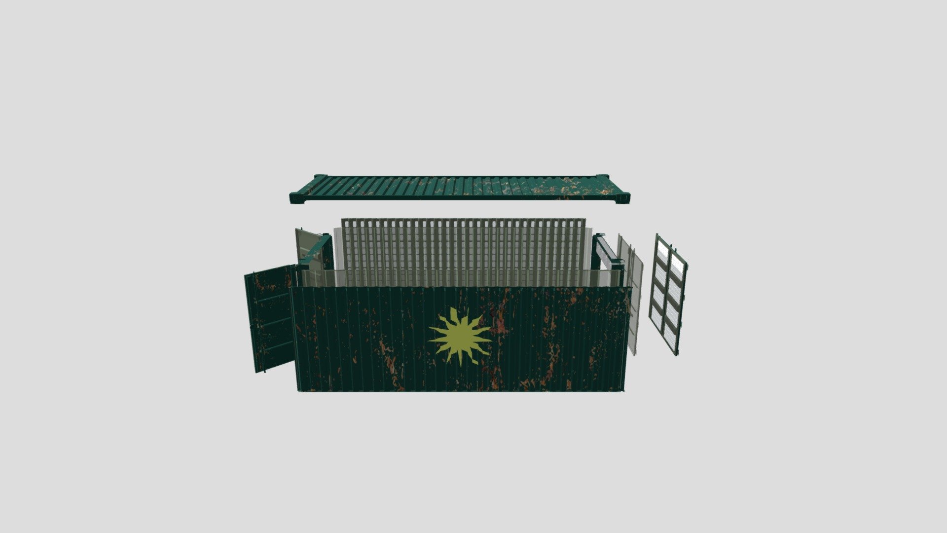 Container - 3D model by CSIS [8a58364] - Sketchfab