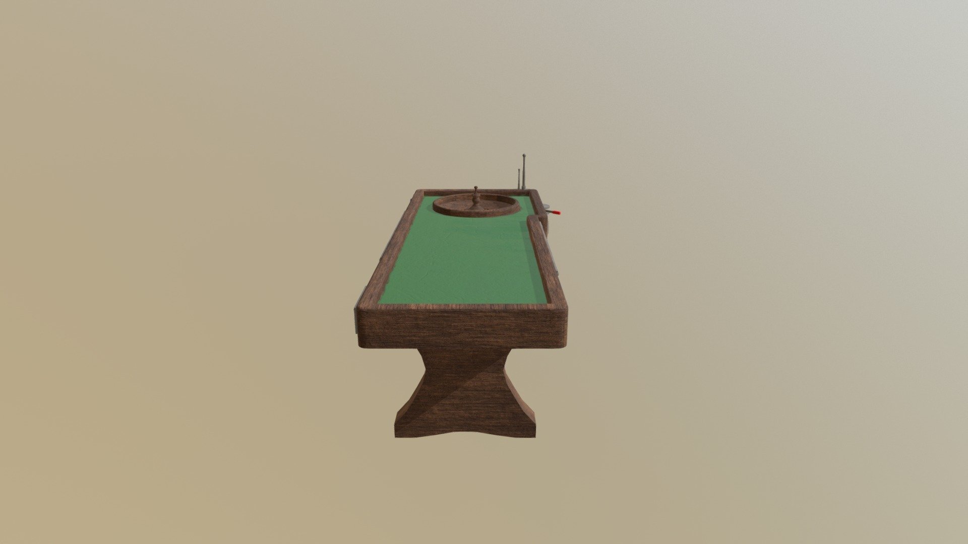 Roulette Table - 3D model by DevynBrunker [8a5a491] - Sketchfab