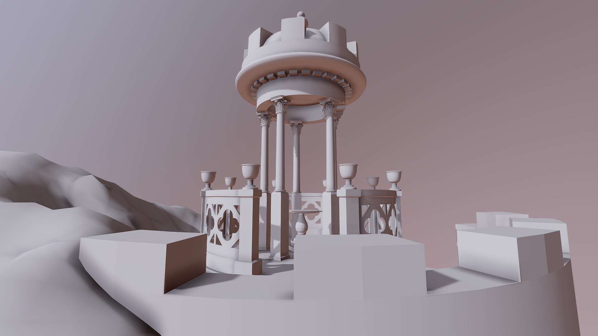 Radial rhythm - HW Retry - Gazebo - Download Free 3D model by Aysa ...