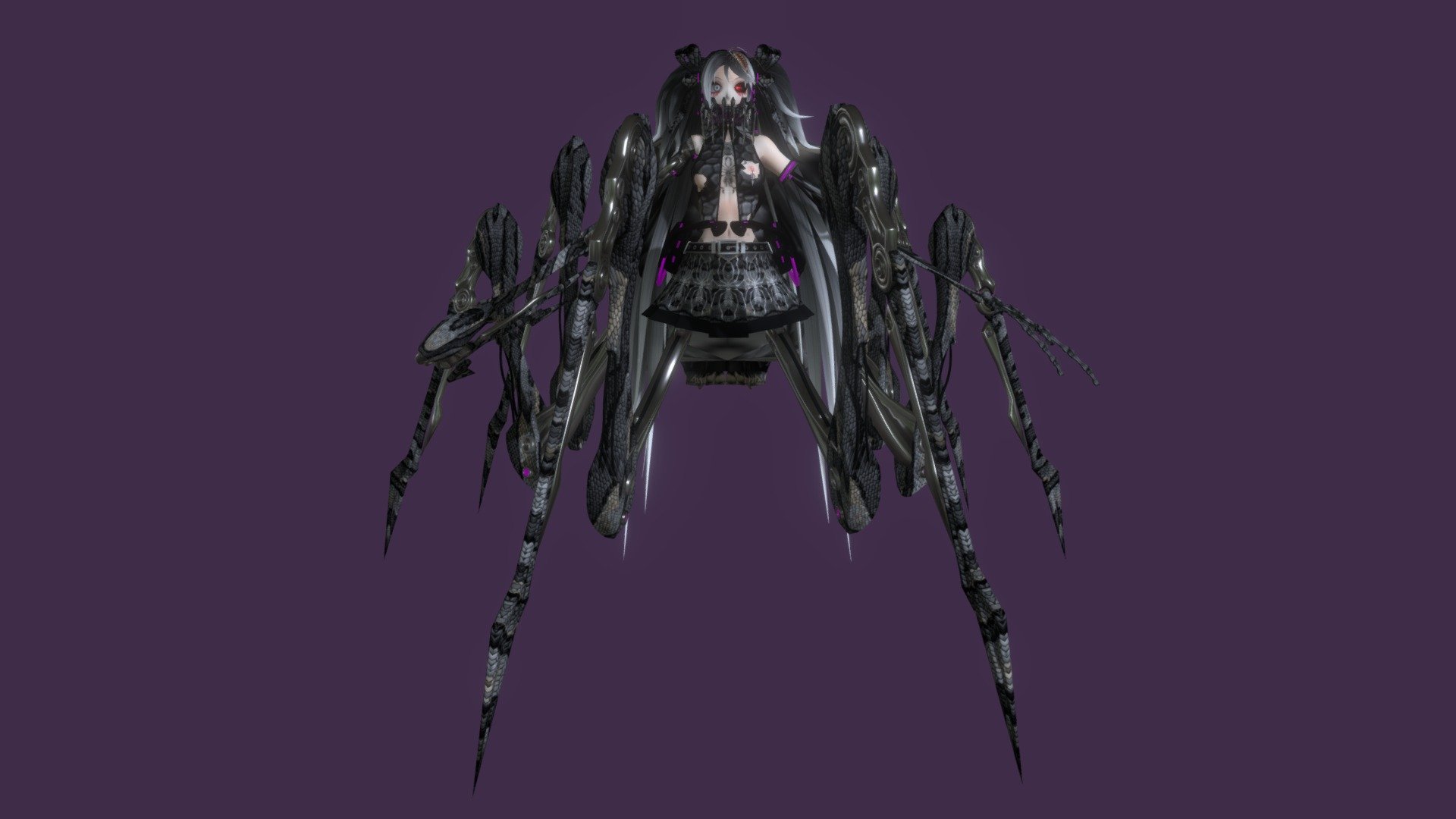 Ca Nightmare (With Bones) - Download Free 3D model by zHairezt [8a5d846 ...