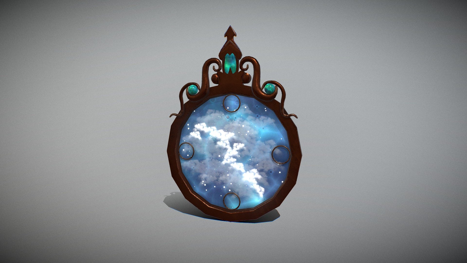 Teleporter - Download Free 3D model by Rain Hammoura (@makeitrainart ...