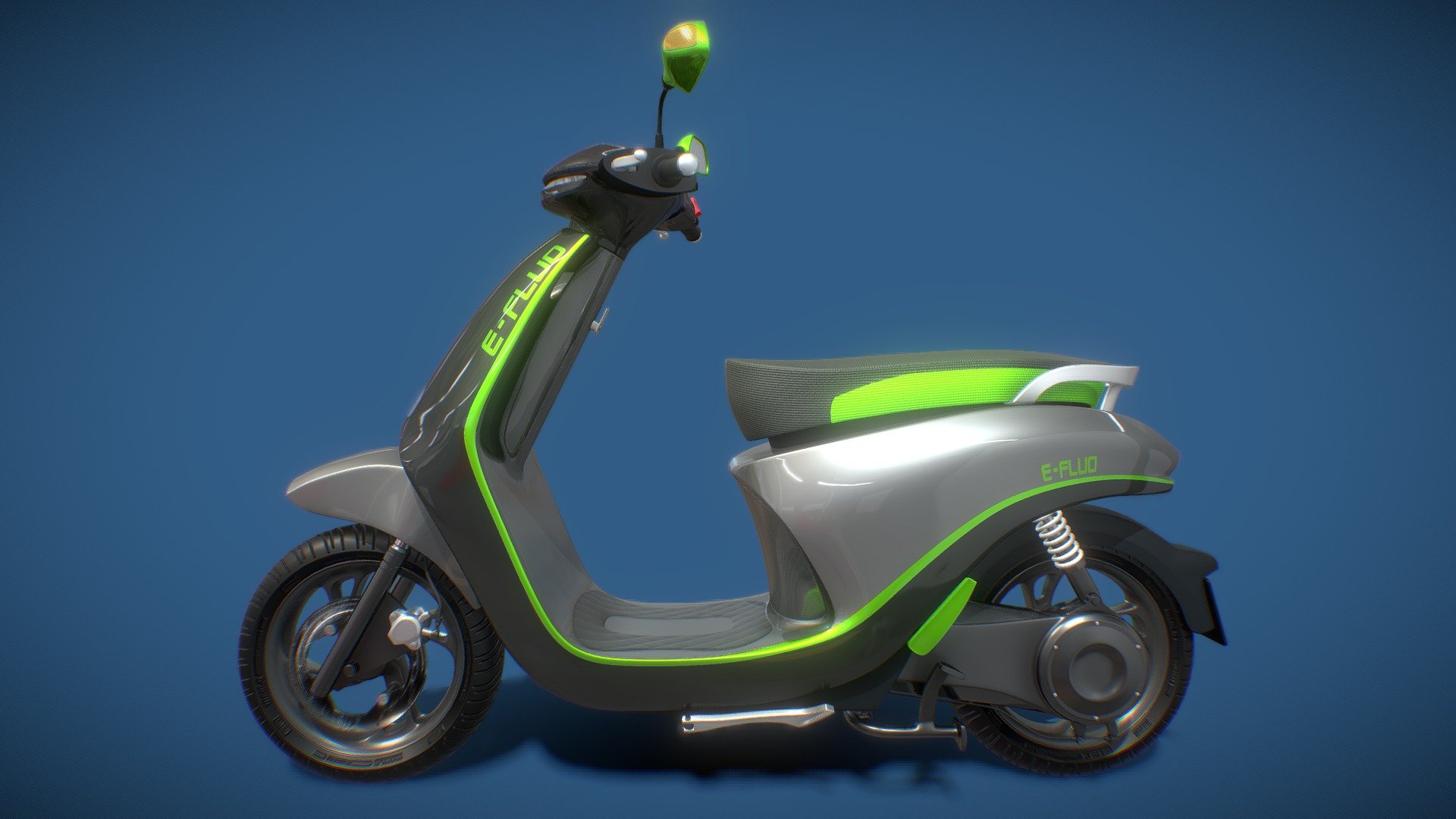 Electric Scooter - Buy Royalty Free 3D model by Andrea Costi ...