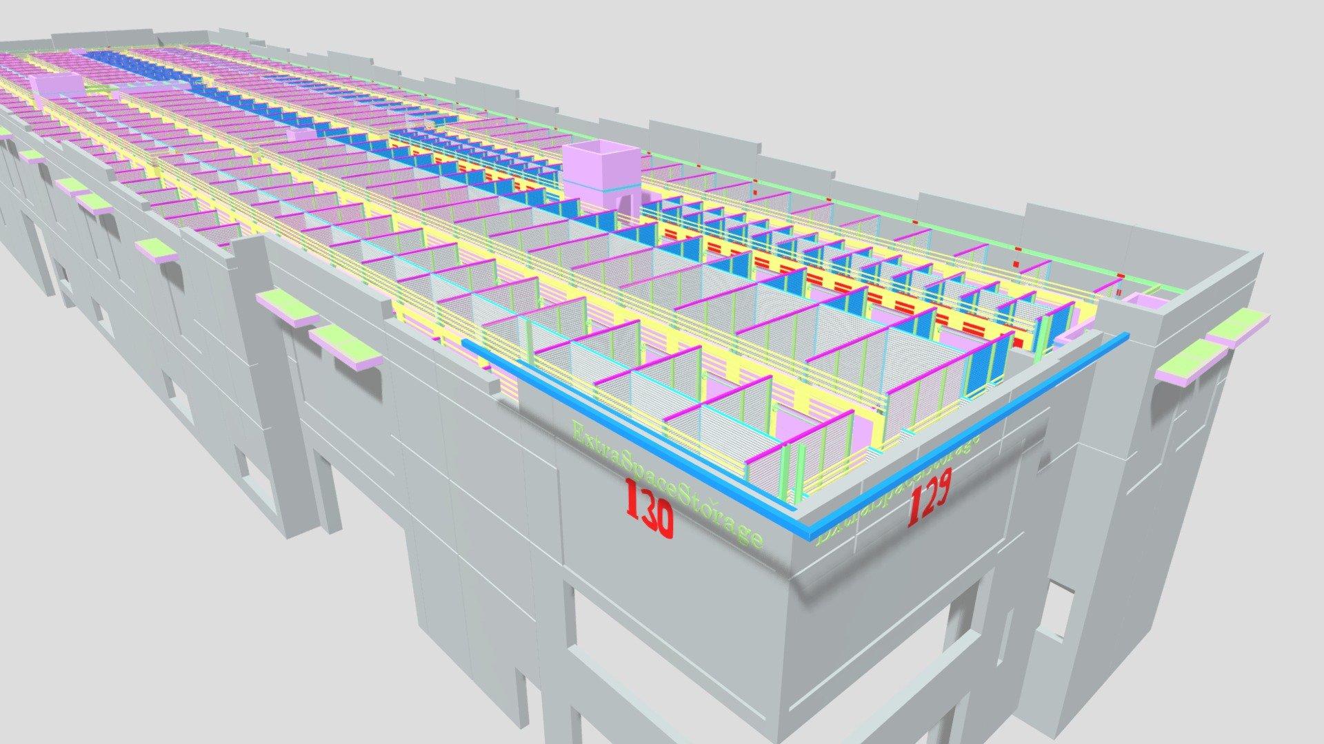 CENTRE POINTE SELF-STORAGE - THIRD LEVEL - Download Free 3D model by ...