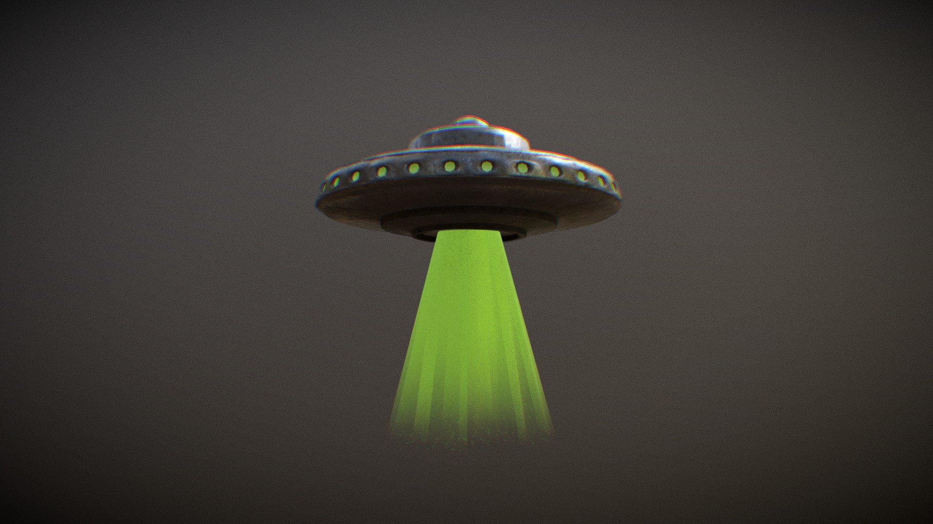Stylized retro UFO low poly asset - Buy Royalty Free 3D model by ...