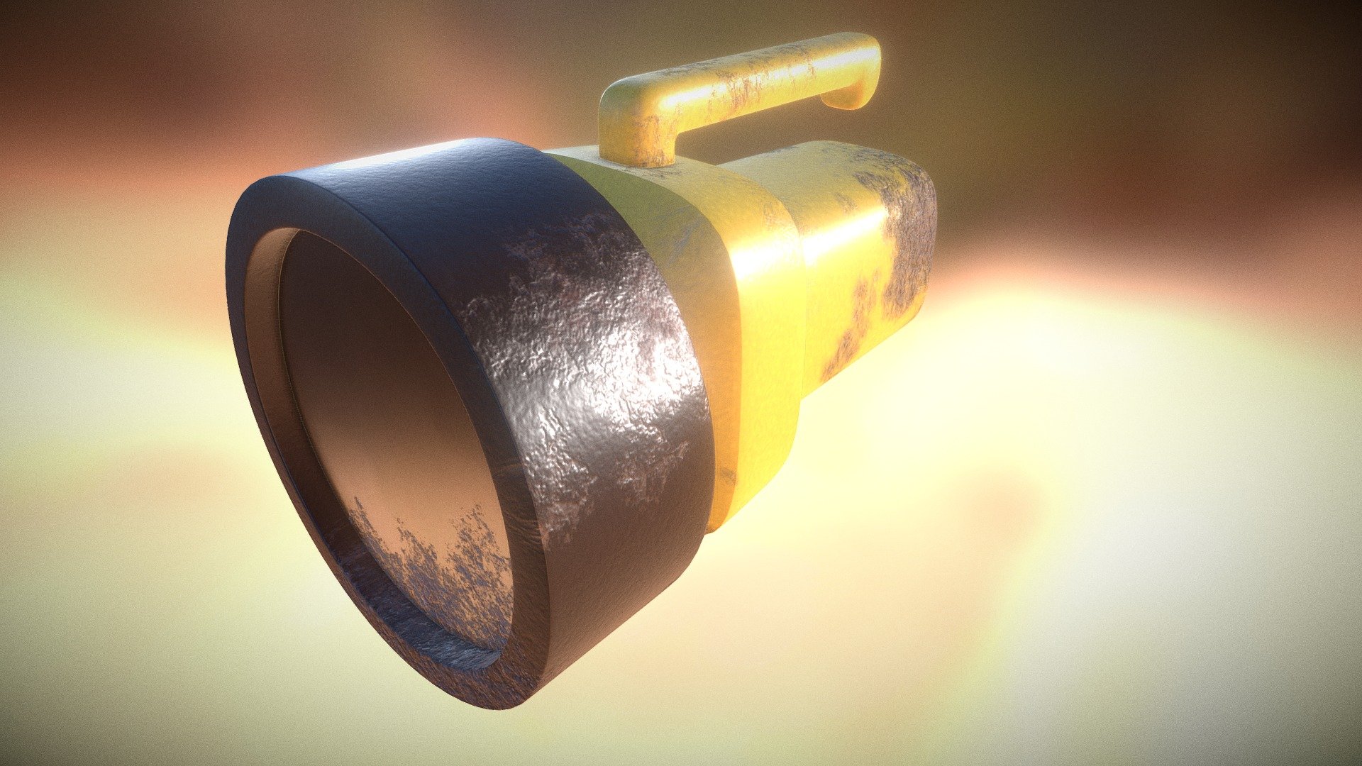 Flashlight (For a game) - 3D model by devrim_soysal [8a6330c] - Sketchfab