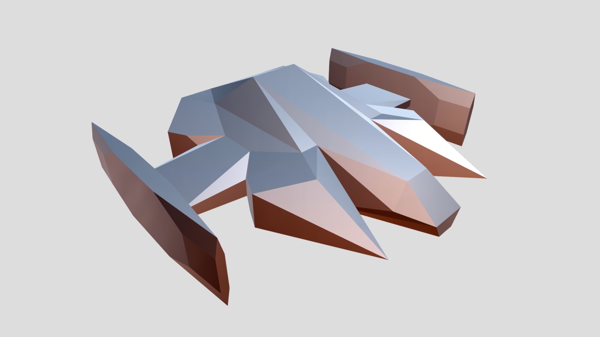 simple low poly Fighter Craft 451 - Download Free 3D model by Trockk ...