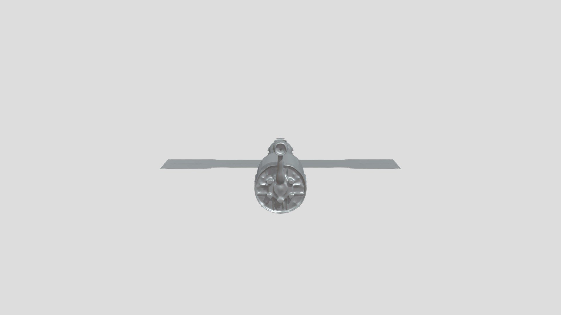 spacecraft with solar panels - 3D model by moekyalh [8a648b9] - Sketchfab