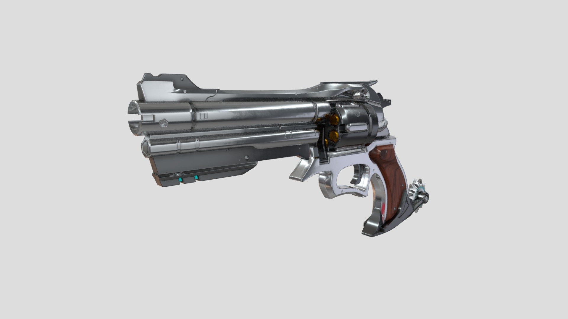 McCree revolver (Overwatch) - Download Free 3D model by valdes1302 ...