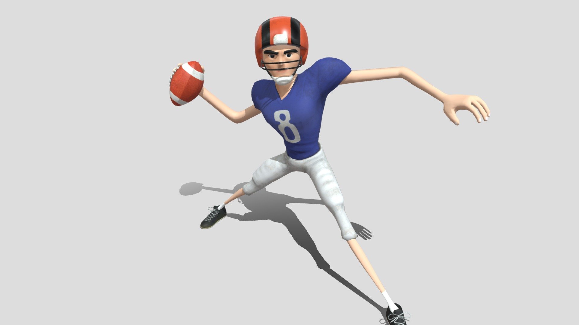 Rugby Player - Download Free 3D model by Justin Rajan (@justin.rajan ...
