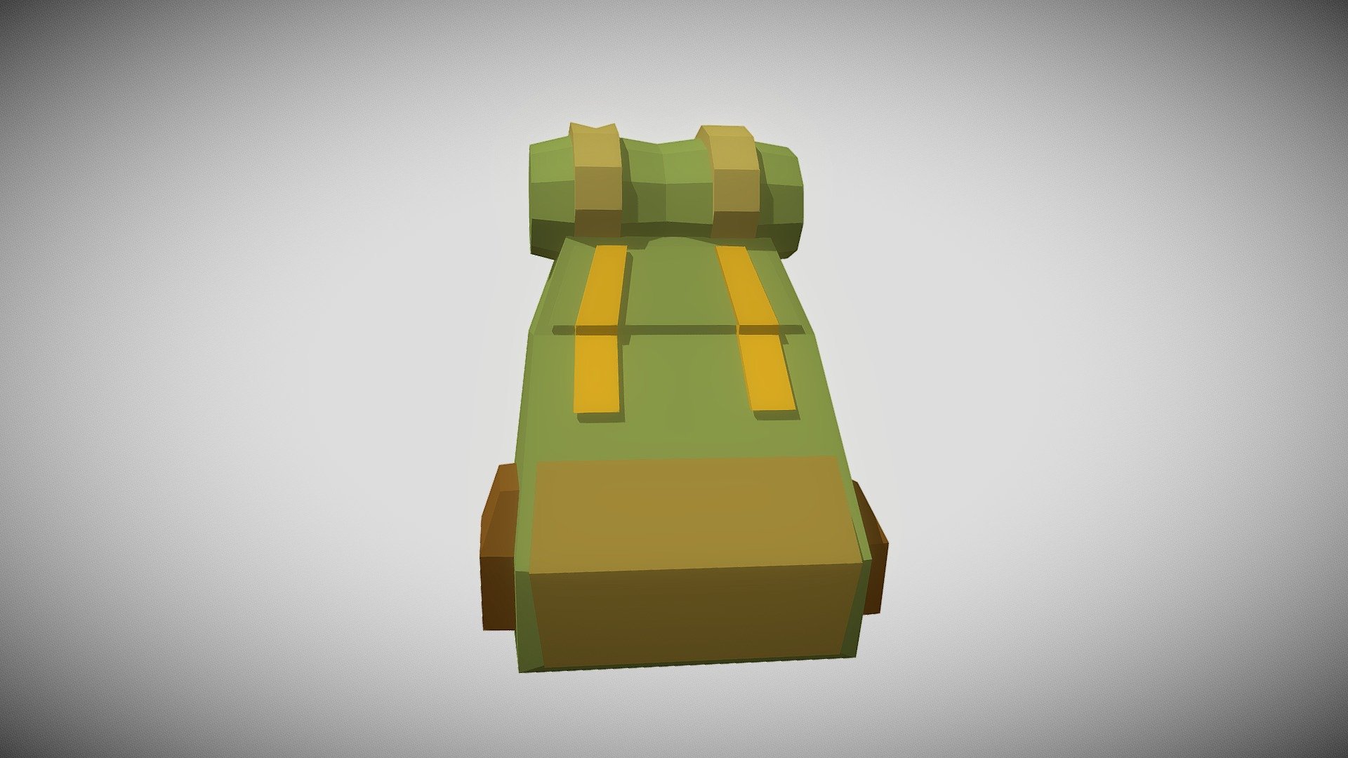 Low Poly Camping Backpack - 3D model by Harpia Games Studio ...