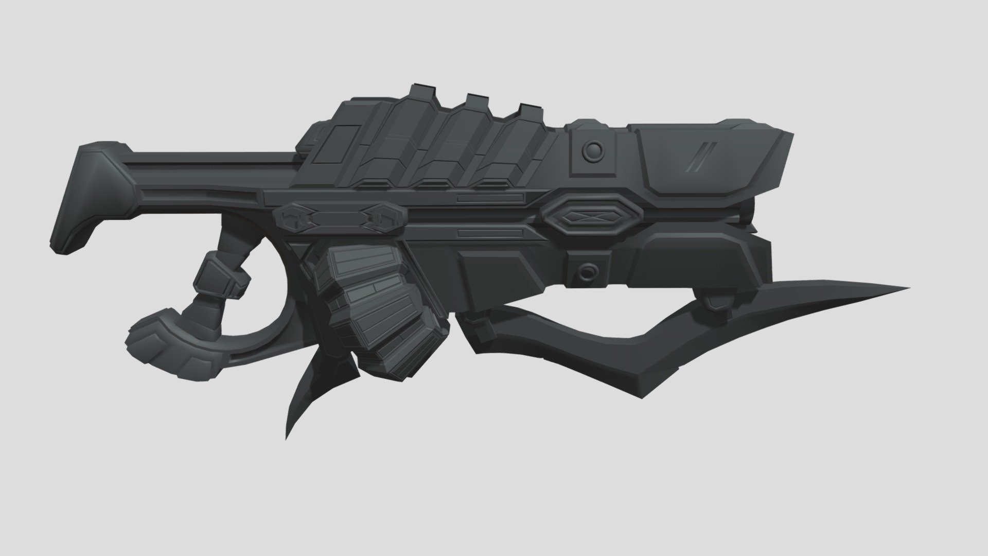 Prototype Custom Halo Brute Weapon "Shredder" - Download Free 3D model ...