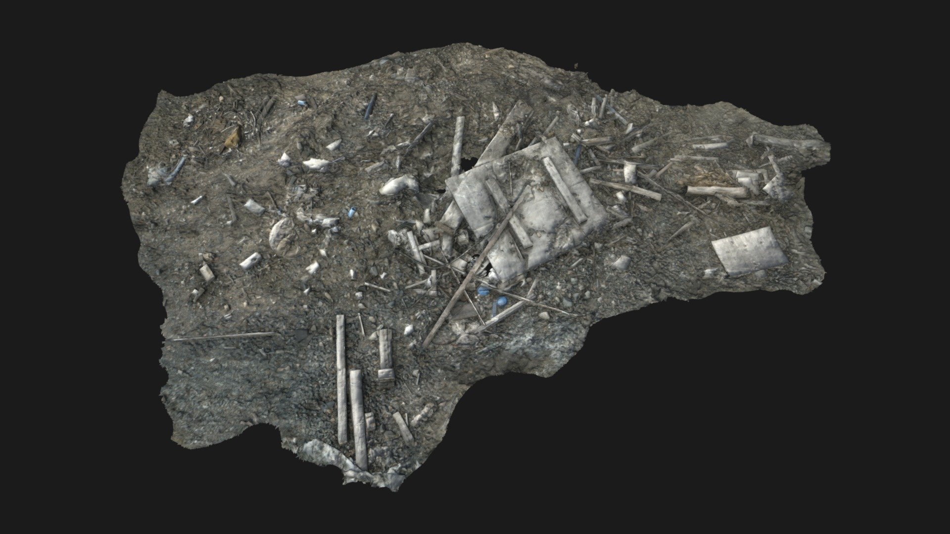 PBR Trash Ground 3 - 8K Textures - Buy Royalty Free 3D model by ...