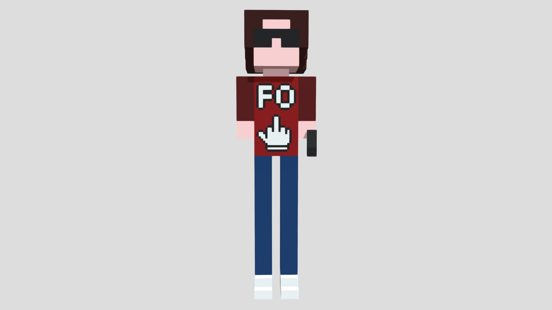 Voxel Human - 3D model by LavaWave [8a6a866] - Sketchfab