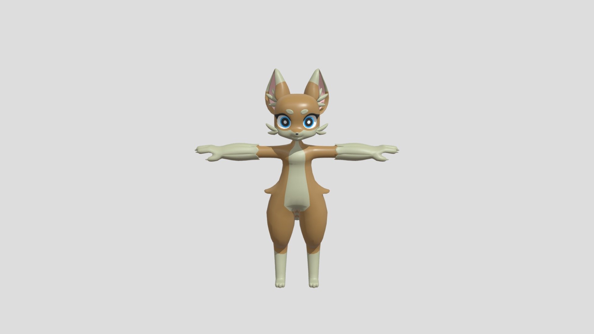 Furry base - Download Free 3D model by T0x1cK11ty [8a6b240] - Sketchfab