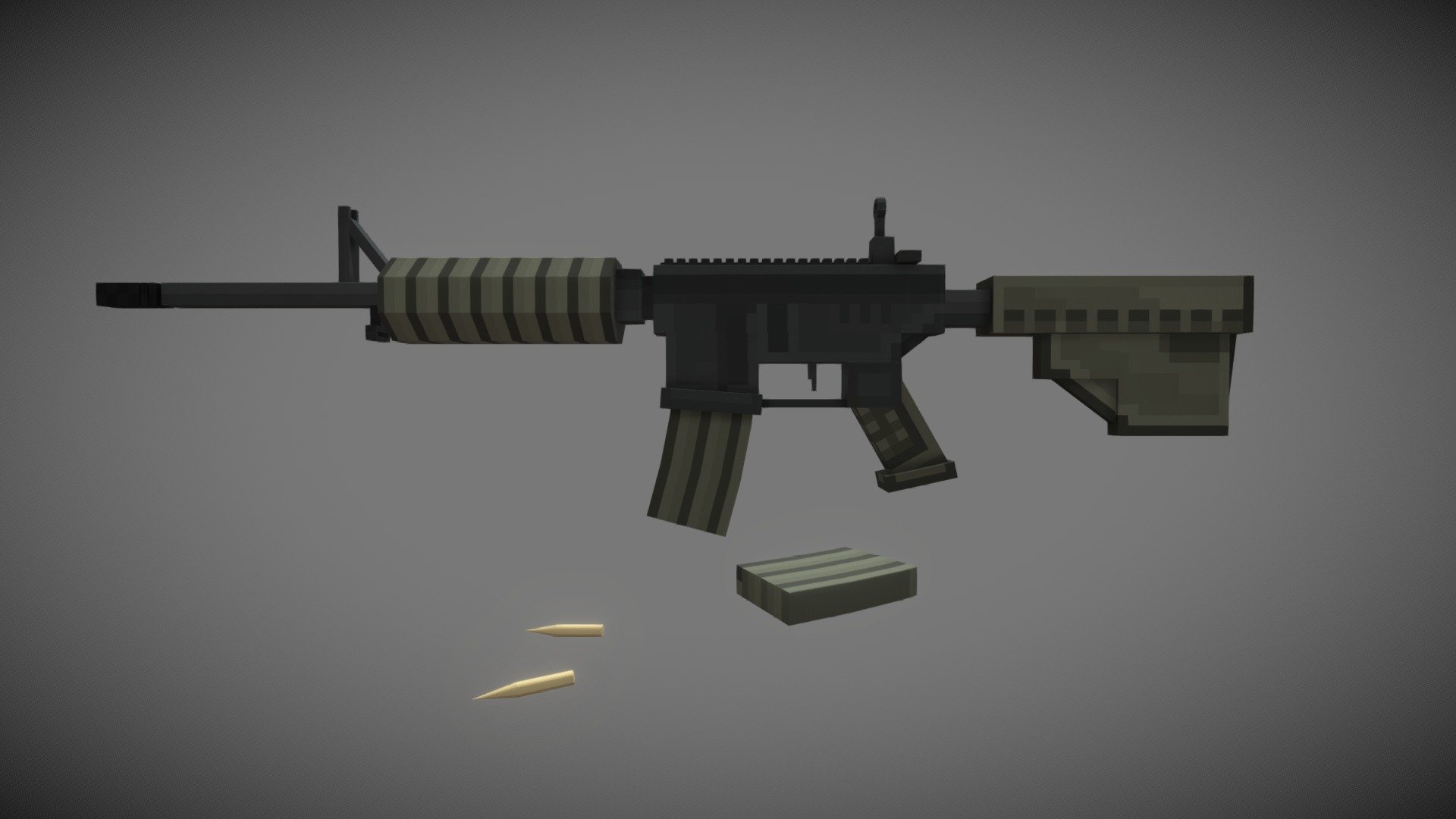 M4a1 - 3D model by Rockpaperperson (@rockpaper) [8a6cbbb] - Sketchfab