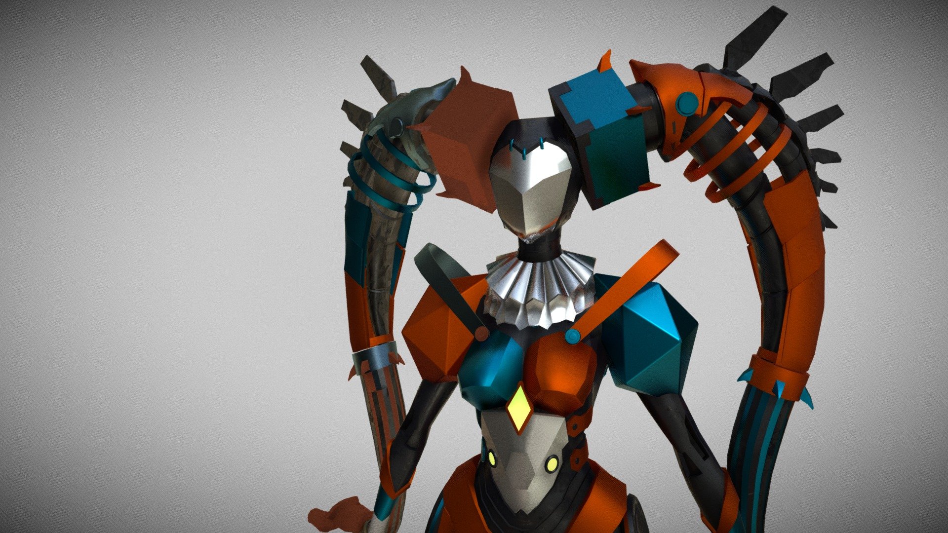 Jester armoured - 3D model by MariaPaulaOsorio [8a6e23e] - Sketchfab