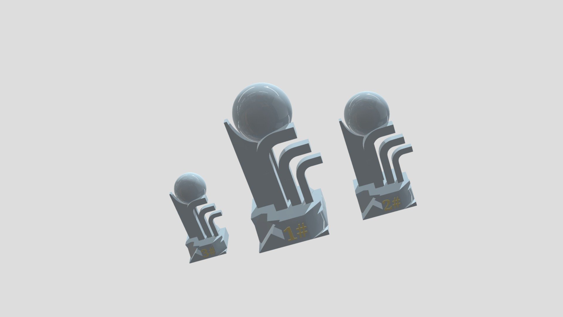 Winners Trophy's for the Turtle Contest. - 3D model by The-Goldendoodle ...