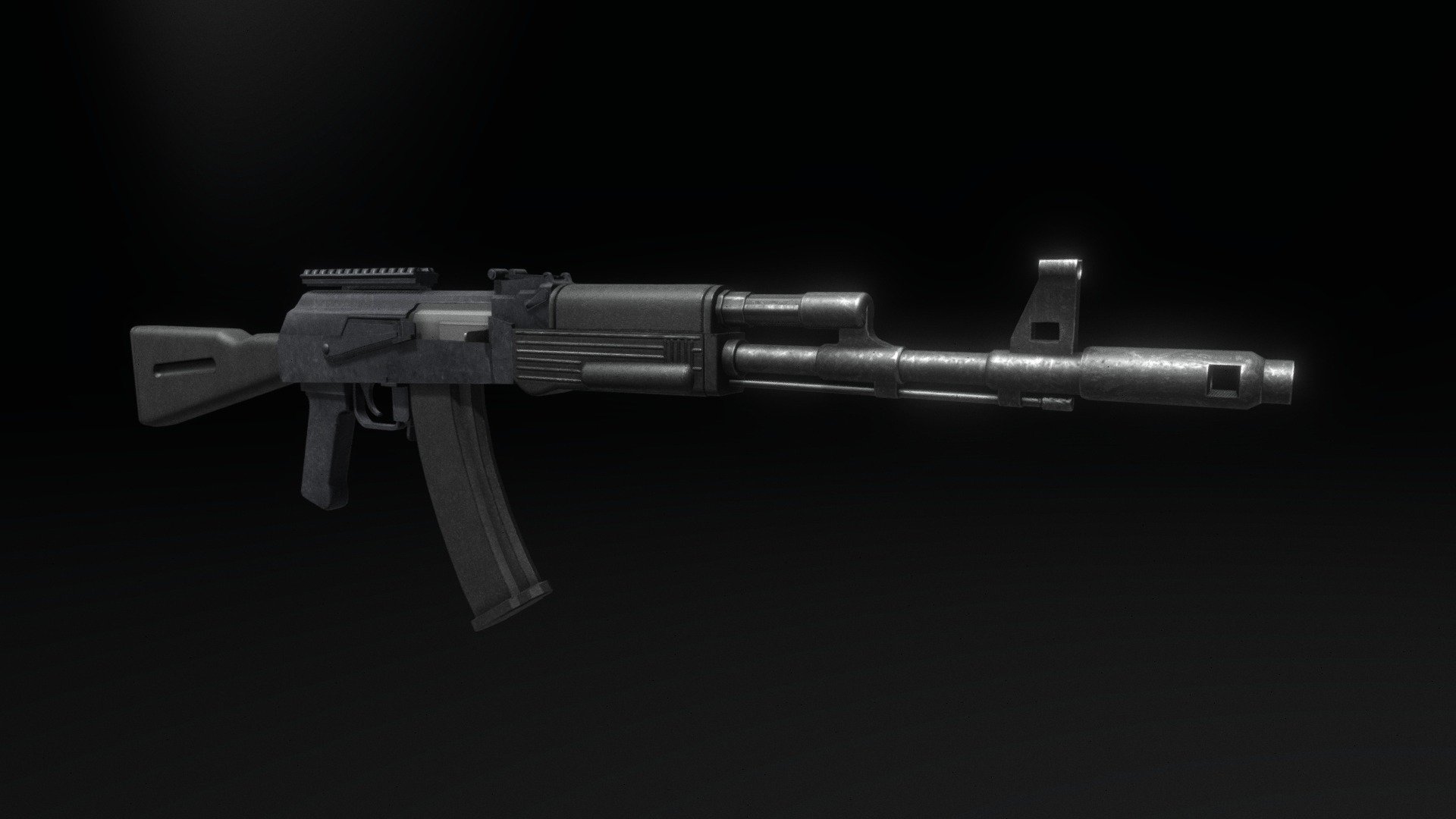 AK-74M - Download Free 3D model by Rendy K (@RendyK) [8a6f4e1] - Sketchfab