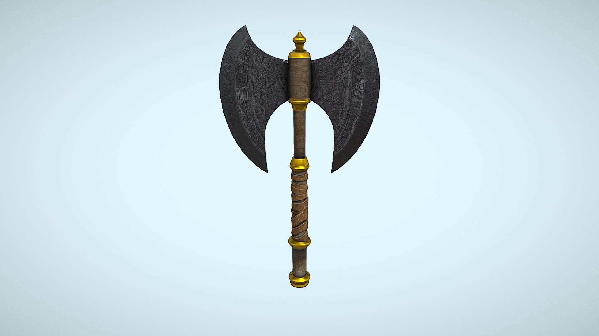 Double-Handed Axe - Download Free 3D model by Fragalax [8a6f6cf ...
