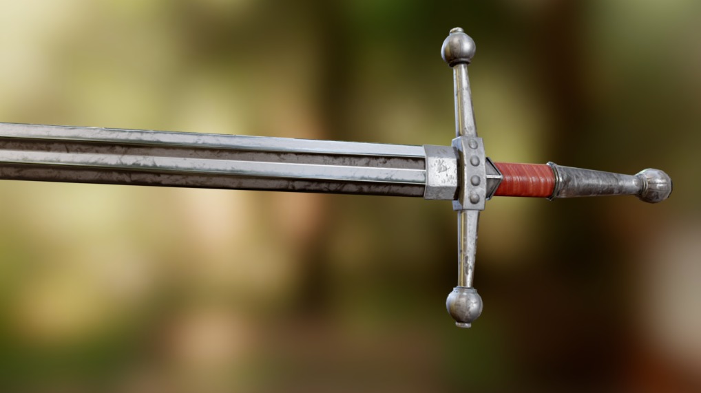Knight Longsword - 3D model by Vimatix [8a6f911] - Sketchfab
