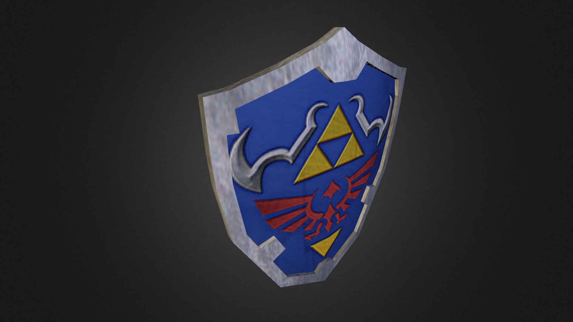 Hylian Shield - 3D model by davidjesmith [8a703ed] - Sketchfab