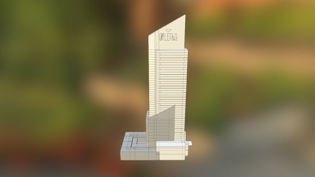 Riu Hotel - 3D model by CorinaFT [8a70e63] - Sketchfab
