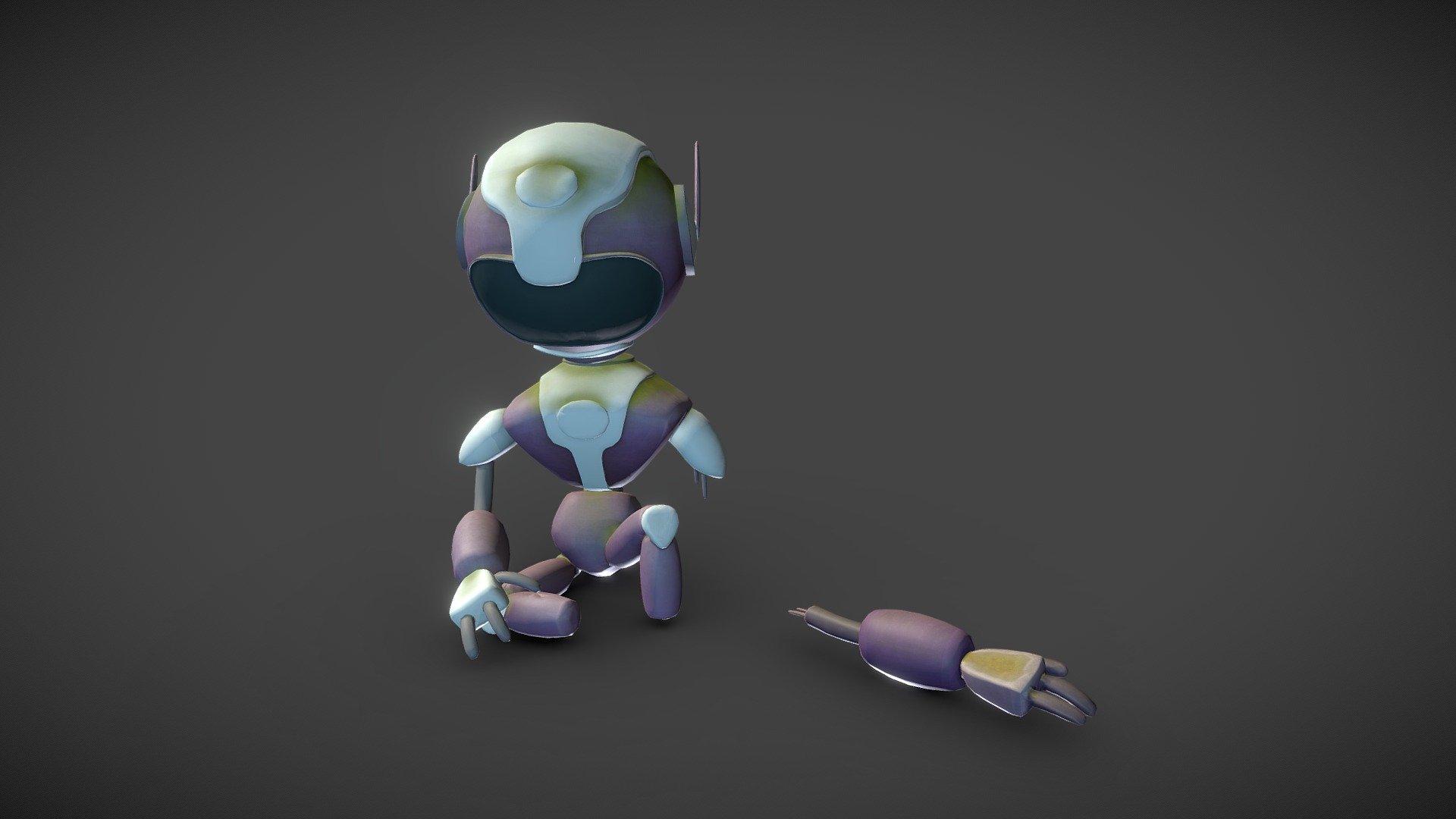 Destroyed Robot - 3D model by Sofya Girenko (@skliri) [8a71f82] - Sketchfab