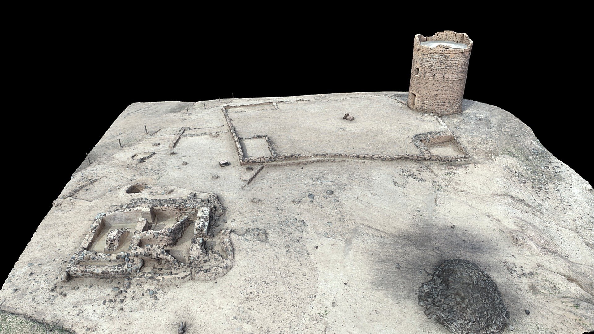 West Fort at Fili, Sharjah, UAE - Download Free 3D model by Global ...