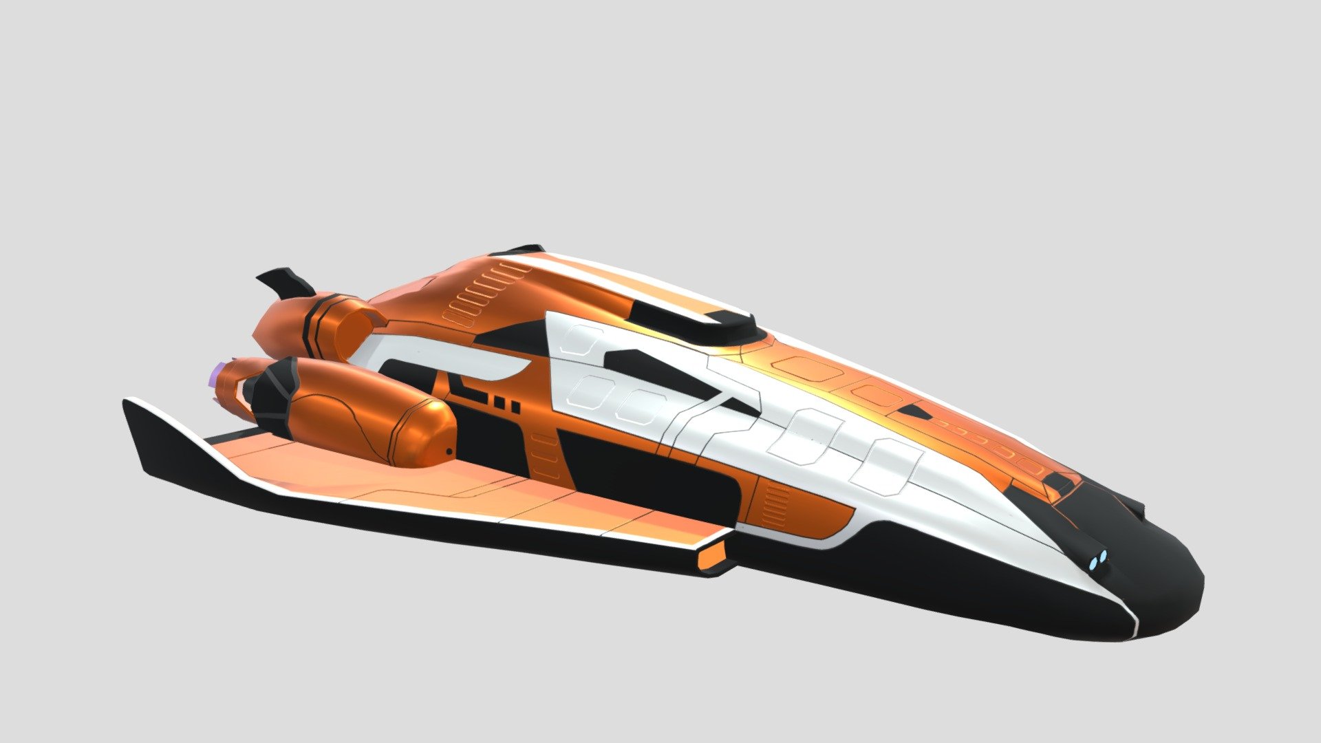 Standard Issue Orange Rocket - 3D model by Dimensional Designs Co ...