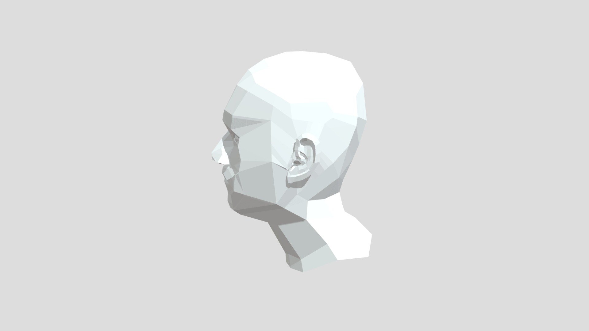 Low Poly Head - Download Free 3D model by IanNys [8a763f2] - Sketchfab