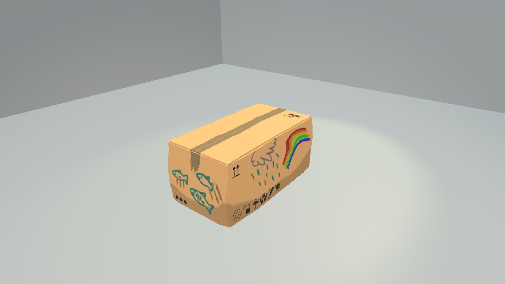 Cat Box - SketchfabWeekly 23 Feb 13-19 - Download Free 3D model by ...