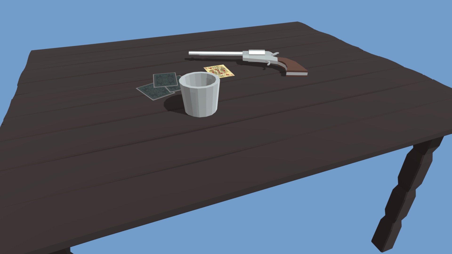 Saloon table - Download Free 3D model by barcin [8a76fca] - Sketchfab