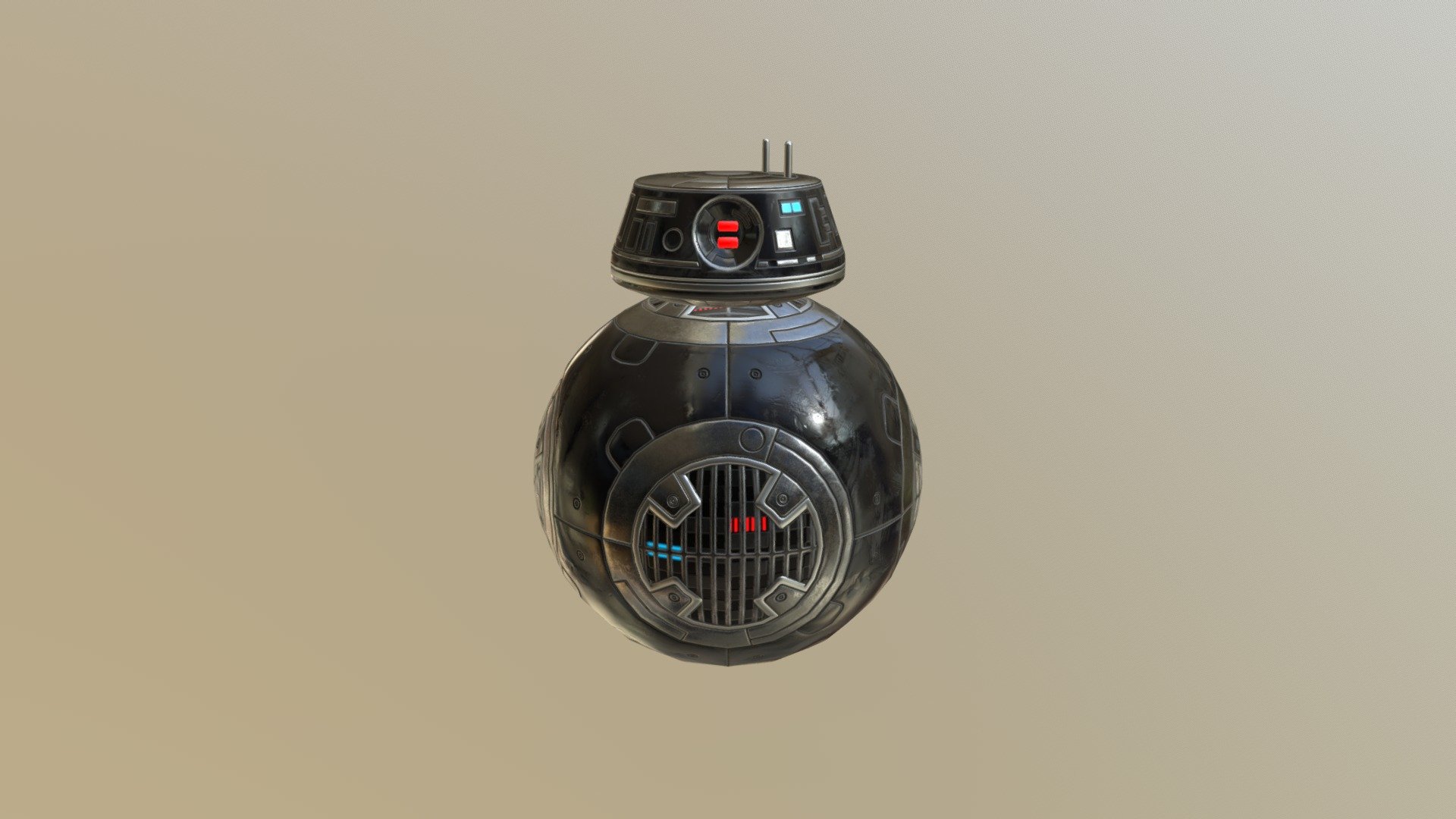 Droid BB9 - 3D model by igortrotta [8a7a07d] - Sketchfab