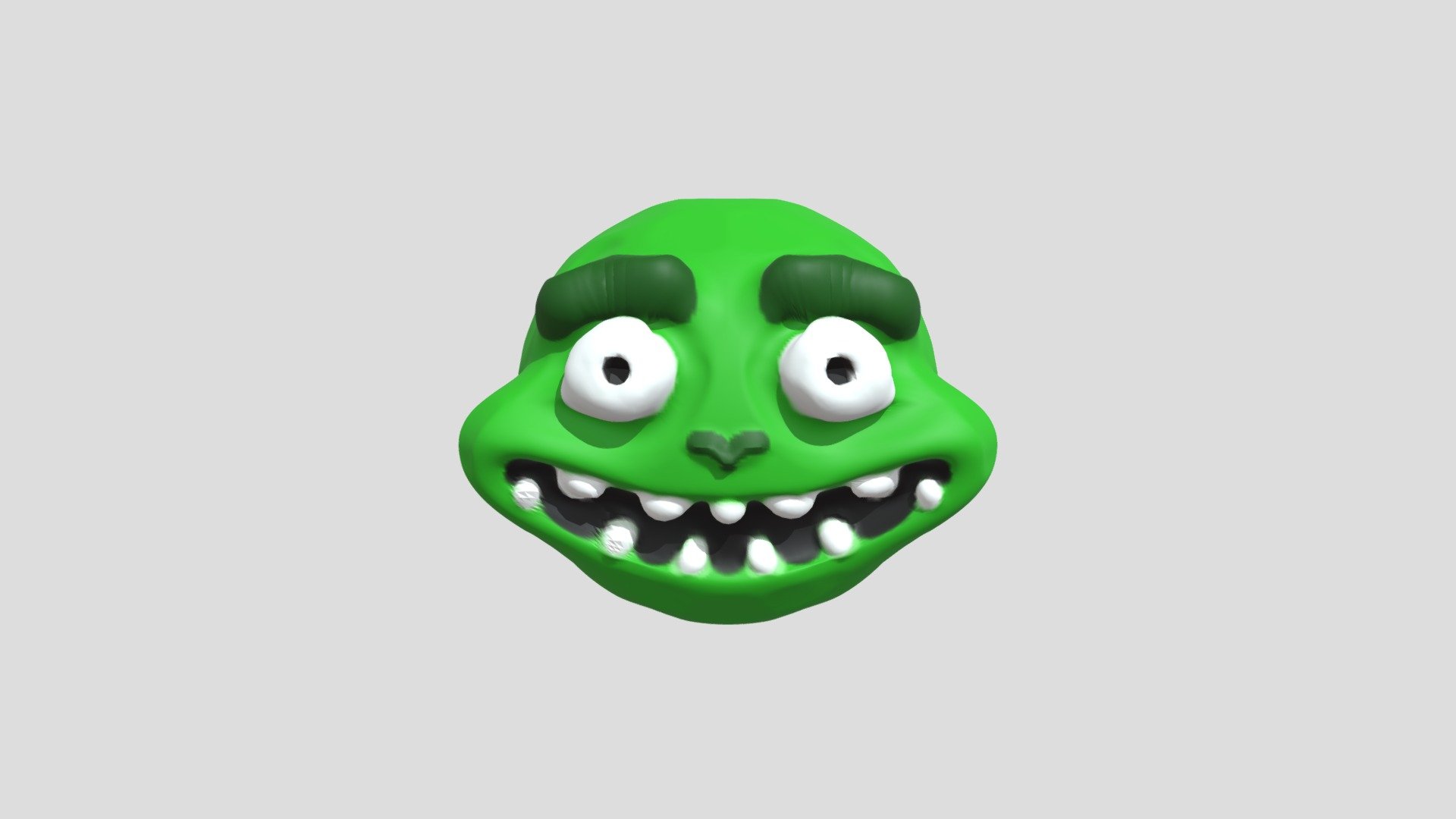 My Frog OC As An Aardman Head (NotAI) - 3D model by Doms Animation ...