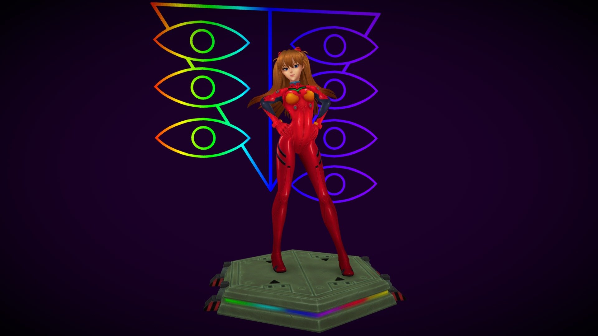Asuka - Evangelion - 3D model by ZMAY (@BOLOVORIX) [8a7bb1e] - Sketchfab