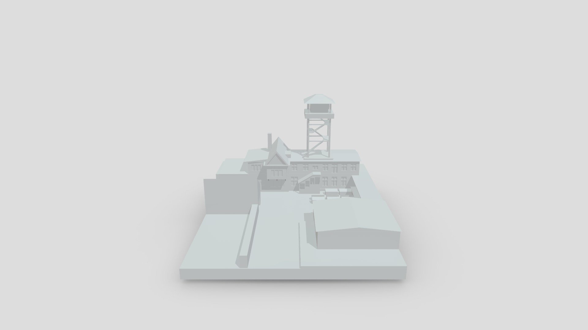 Factory 3D Model - 3D model by thepankowfactory [8a7c8cf] - Sketchfab