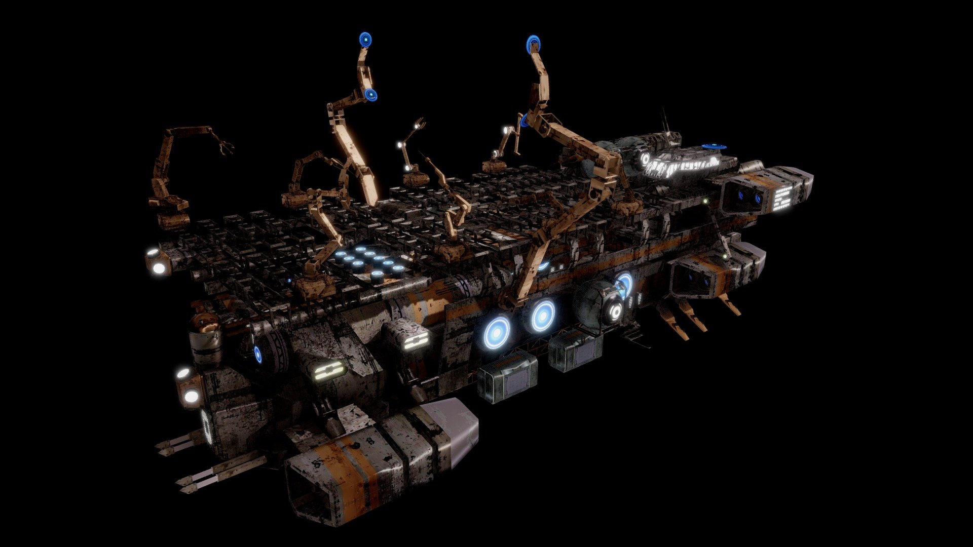 Lisse Mobile Shipyard - 3D model by yamahadrummer2017 [8a7d107] - Sketchfab