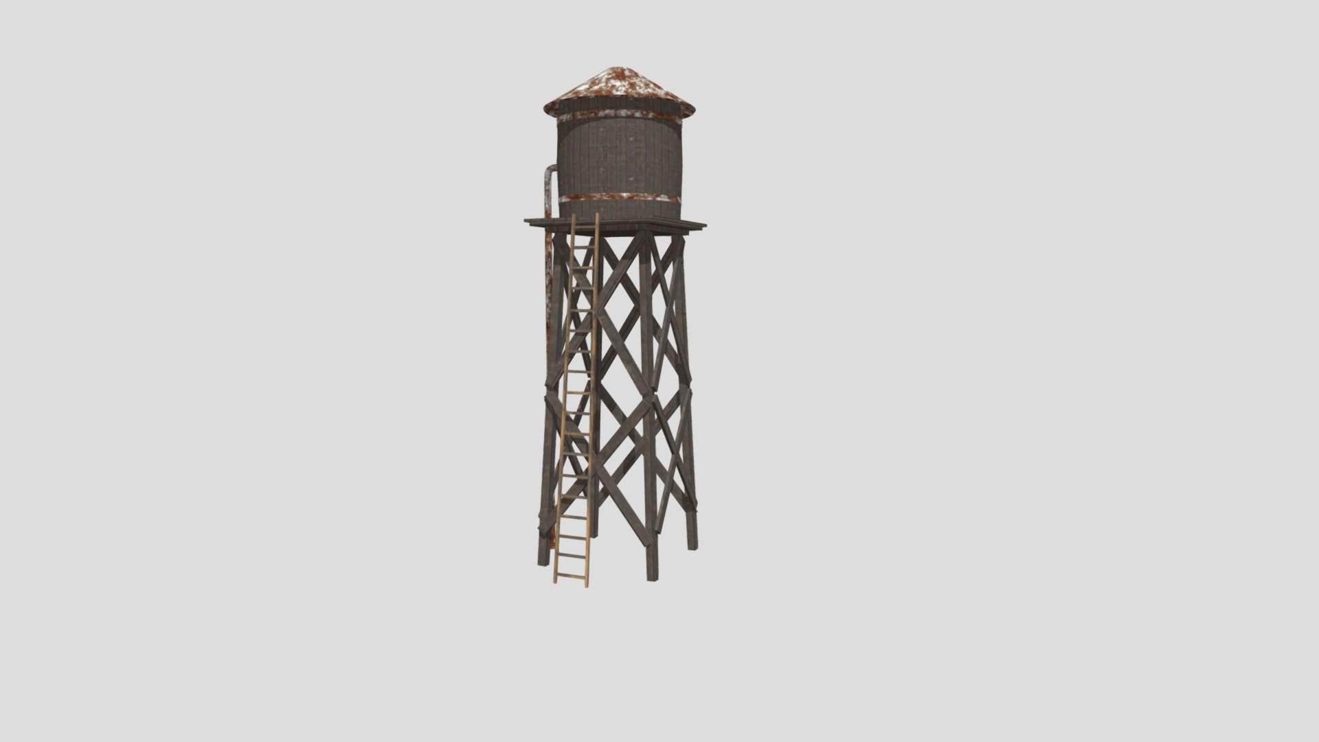 Water Tower - Download Free 3D model by Denis_Kochetkov (@DenisKochetkov) [8a7d301] - Sketchfab
